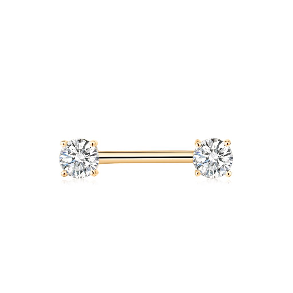 14K Gold|Nipple Piercing|Body Piercing - GPF Jewelry
