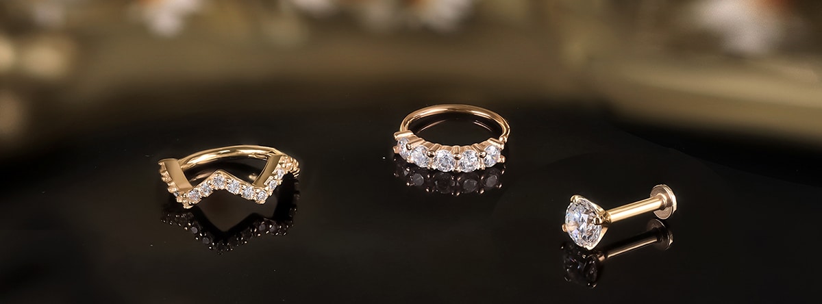 Custom Gold Piercing - GPF Jewelry