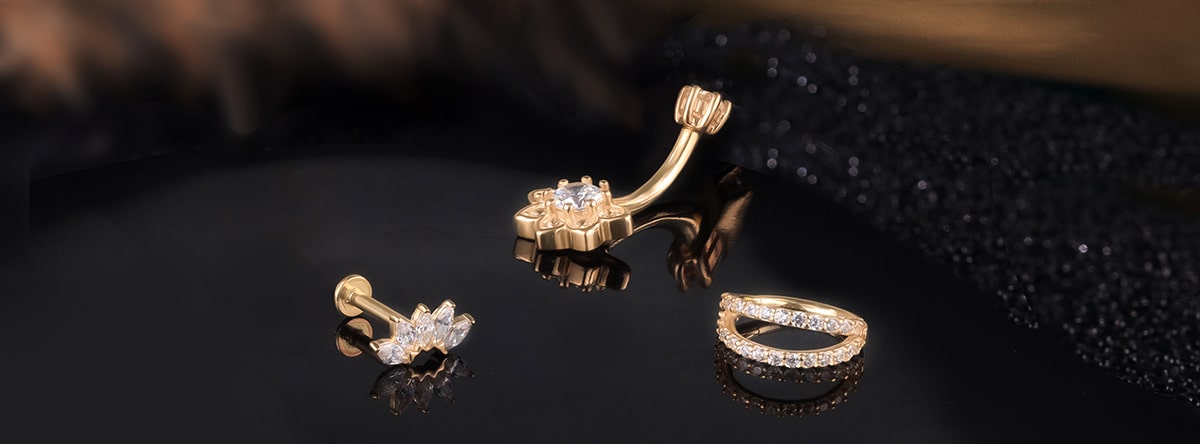 Premium 14k Solid Gold Piercing Jewelry Manufacturer and Supplier ...