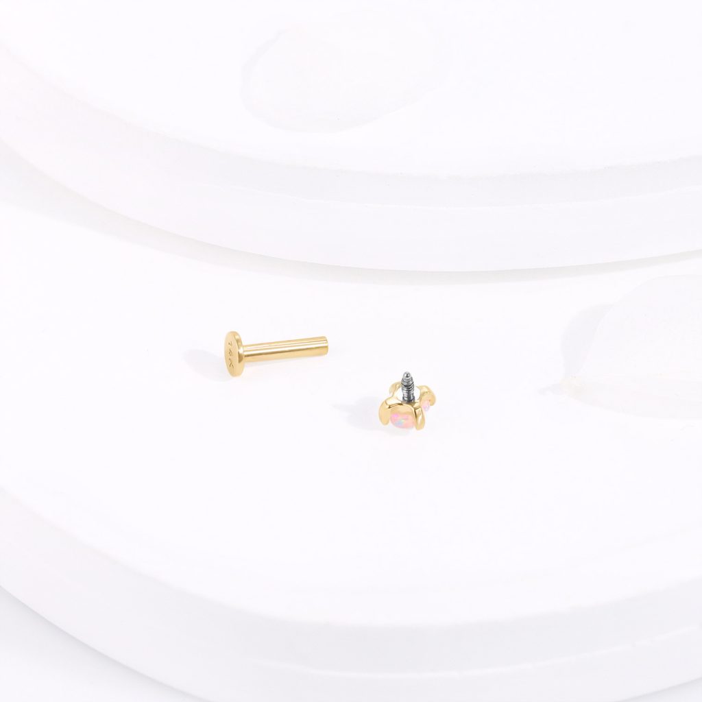 14K Solid Gold |Internally Threaded|Body Jewelry Wholesale - GPF Jewelry