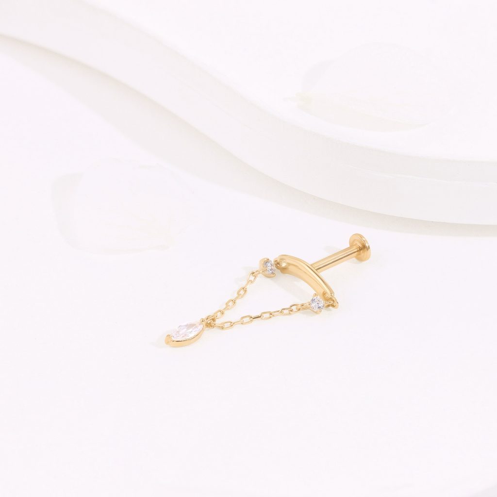 14K Solid Gold |Internally Threaded|Piercing Jewelry Factory - GPF Jewelry