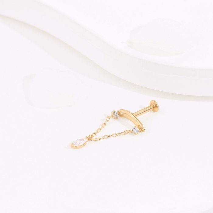 14K Solid Gold |Internally Threaded|Piercing Jewelry Factory - GPF Jewelry